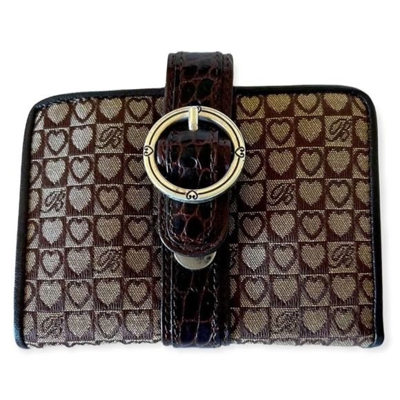 Brighton | Bags | Vintage Brightonsignaturecrocodile Bifold Wallet ...